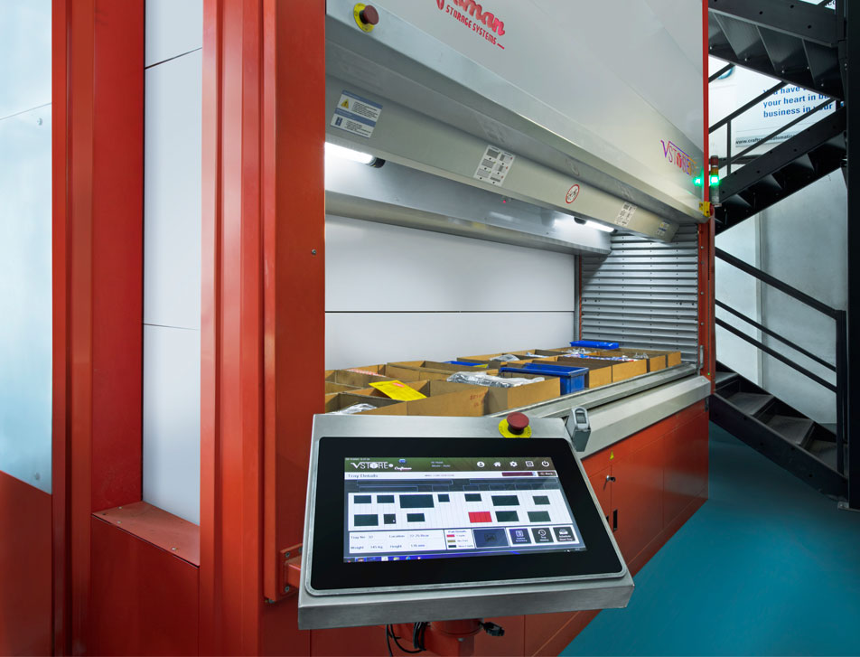 Storage Solution for Cutting Tool Manufacturer - Vertical Storage System
