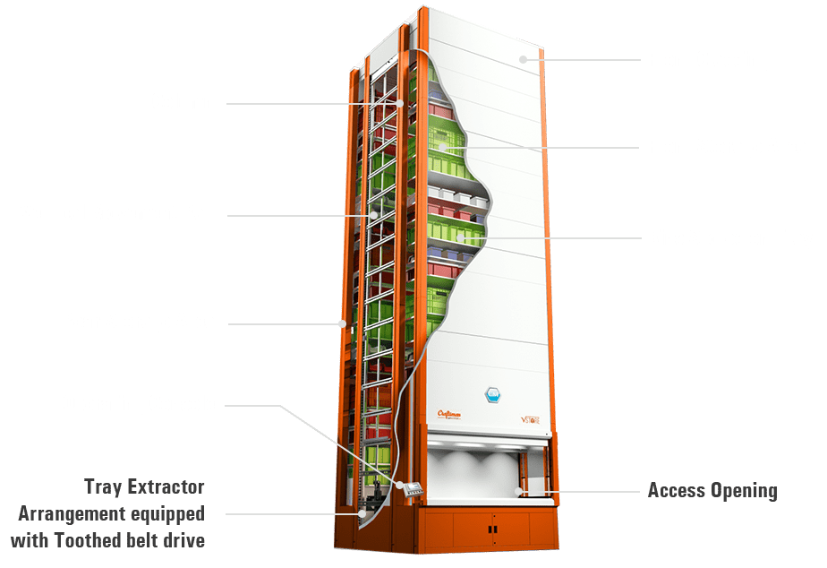 VSTORE Storage Solution - Vertical lift Module System